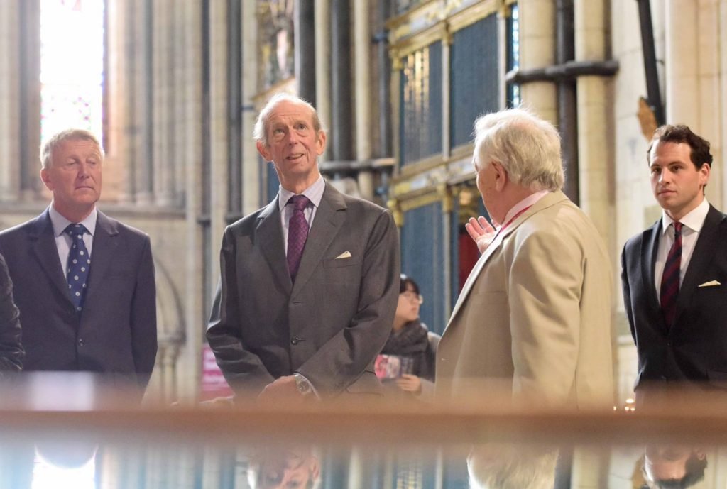 Duke of Kent visits Jorvik Viking Centre, York Minster and York Mosque ...