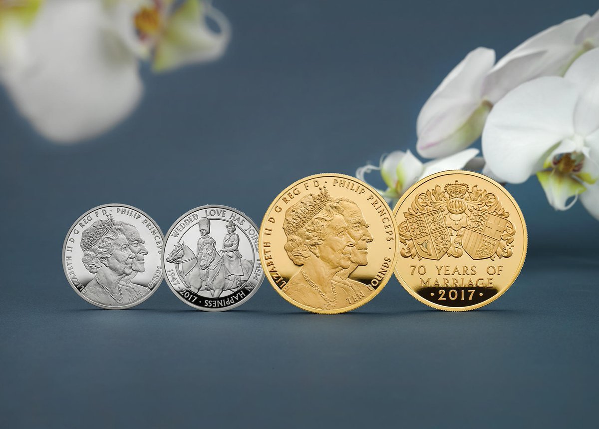 Coins released for Queen & Philip's platinum wedding anniversary • The ...