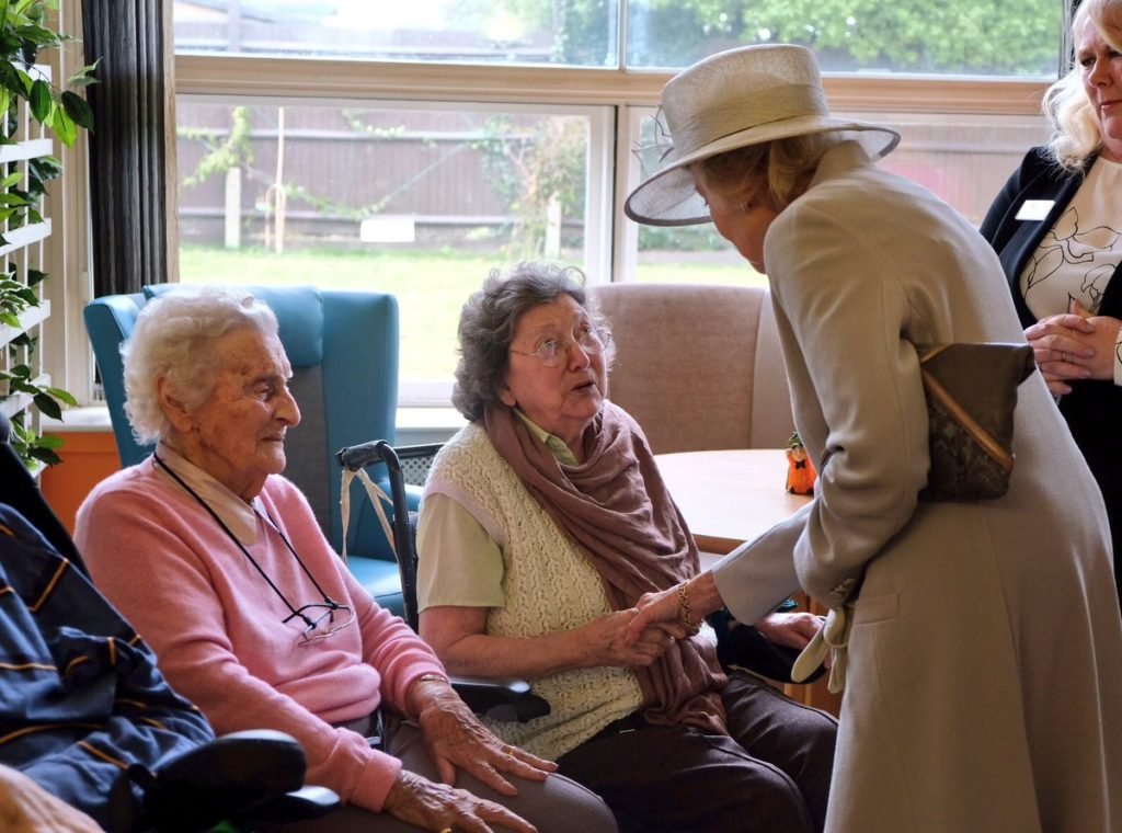 Princess Alexandra opens new wing at Care for Veterans • The Crown ...