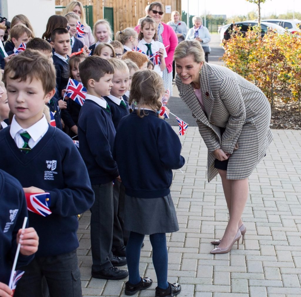 Countess of Wessex in Somerset: Primary School opening, community ...