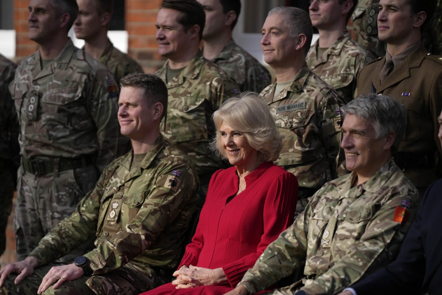 Queen Camilla visits Grenadier Guards for the first time as their new ...