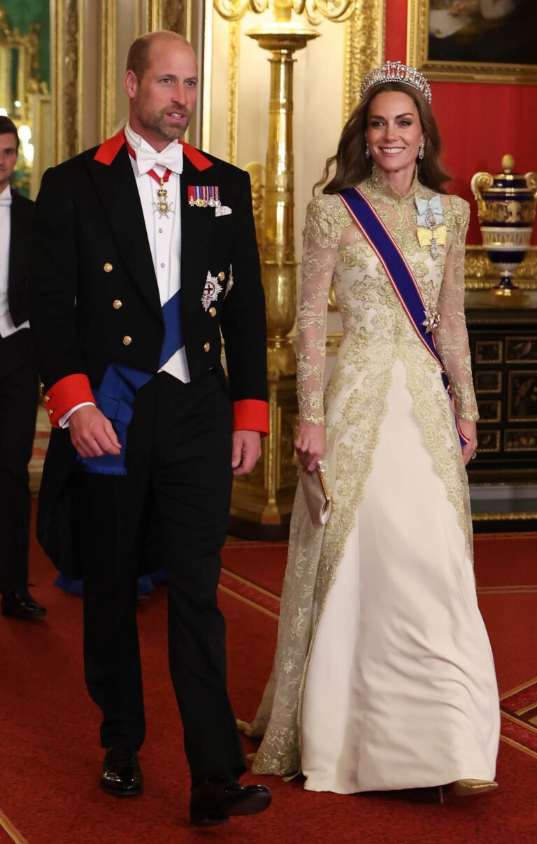 Charles and Camilla host State Banquet for US President and First Lady ...